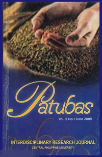 Patubas Volume 2(1), June 2005