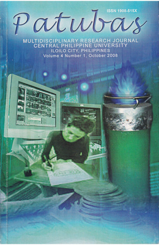 Patubas Volume 4(1), October 2008